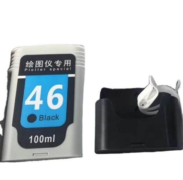 Custom 100ml HP45 Ink Cartridge Continuous Set Refillable Ink Tank for ...