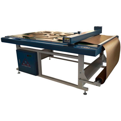 Blue Frame Clothes Fabric Paper Pattern Cutting Machine Inkjet Cutter ...