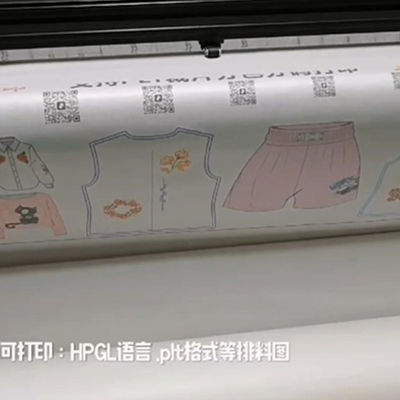 6 Color Refillable Inkjet Plotter for Garment Printing